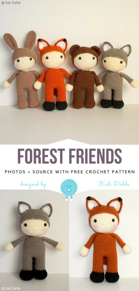 Forest Friends Free Crochet Pattern