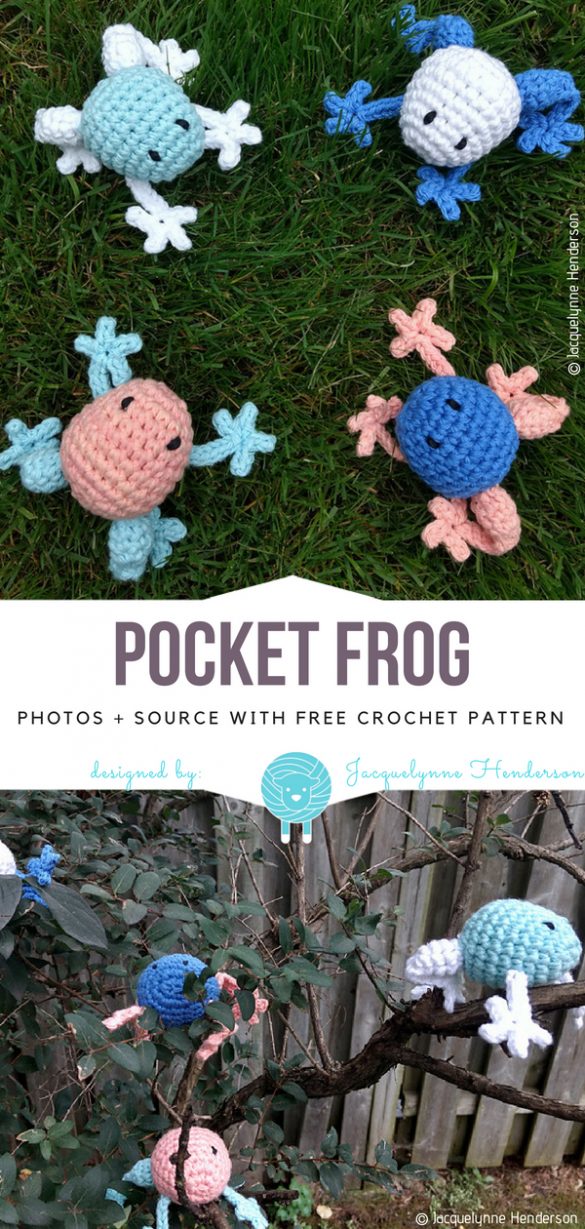 Pocket Frog Crochet Pattern