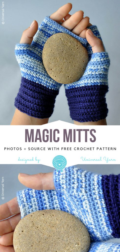 Magic Mitts Free Crochet Pattern