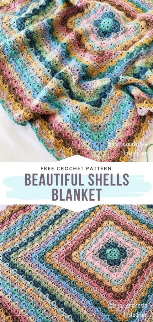 Shell Stitch Blanket Free Crochet Patterns