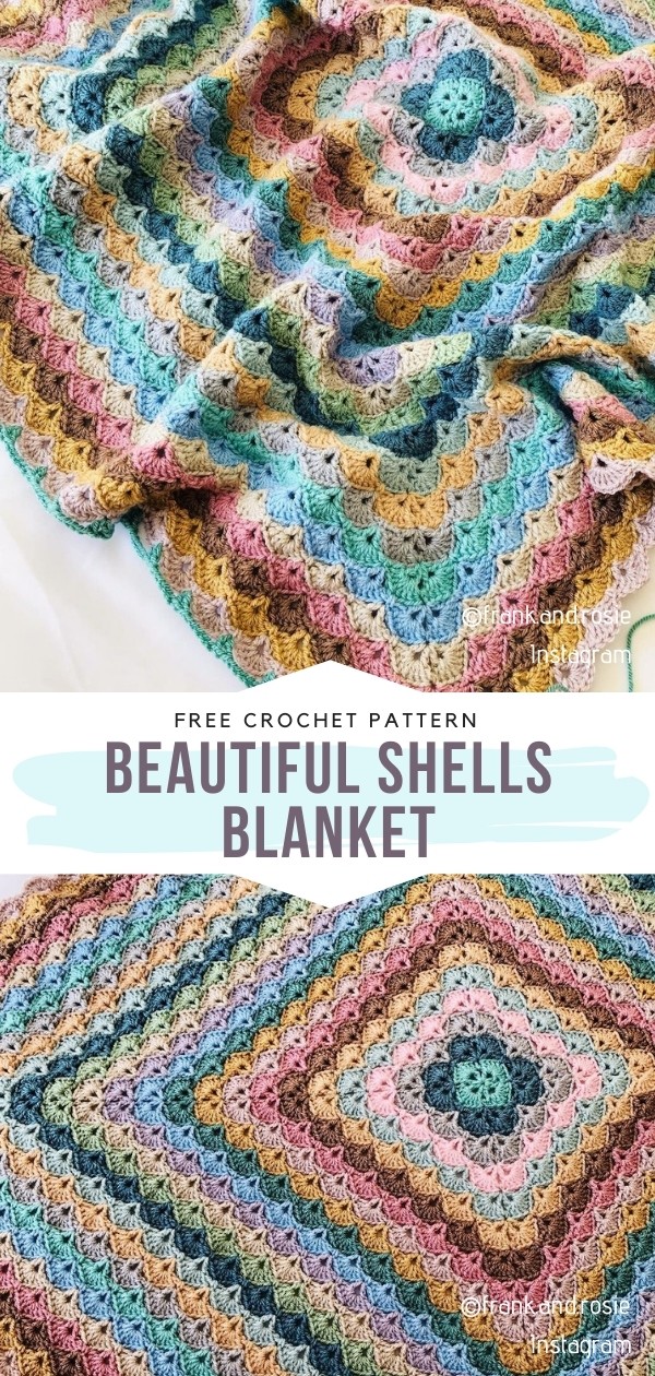 Shell Stitch Blanket Free Crochet Patterns