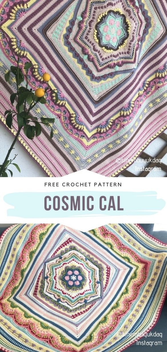 Striking CAL Blankets for Spring with Free Patterns