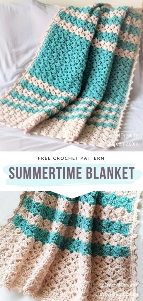 Lovely Summer Blankets with Free Crochet Patterns