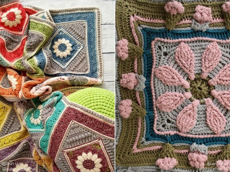 One Color Crochet Blanket Free Patterns