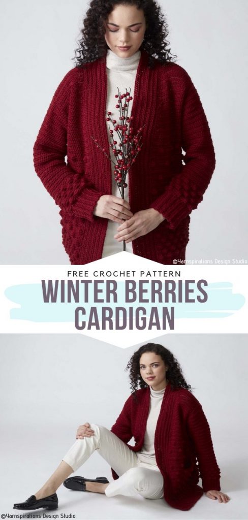 Berry Cardigans Free Crochet Patterns