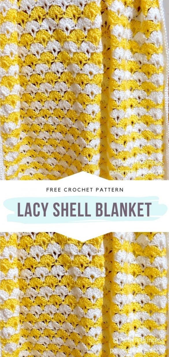 Shell Stitch Blanket Free Crochet Patterns