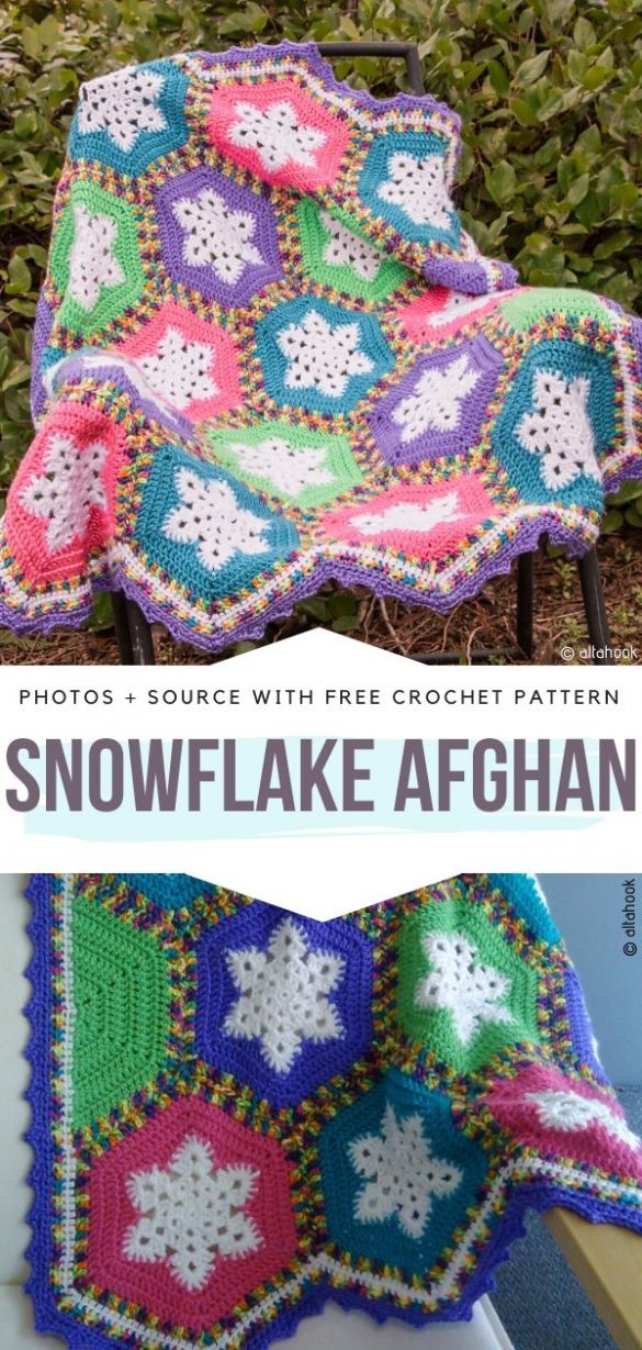 Snowflake Blanket Ideas Free Crochet Pattern