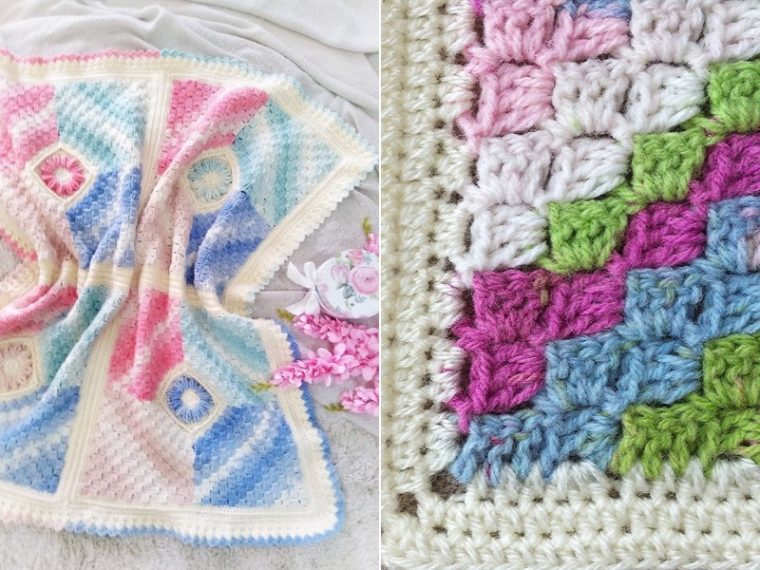 Pretty Pastel Blankets - Ideas and Free Crochet Patterns