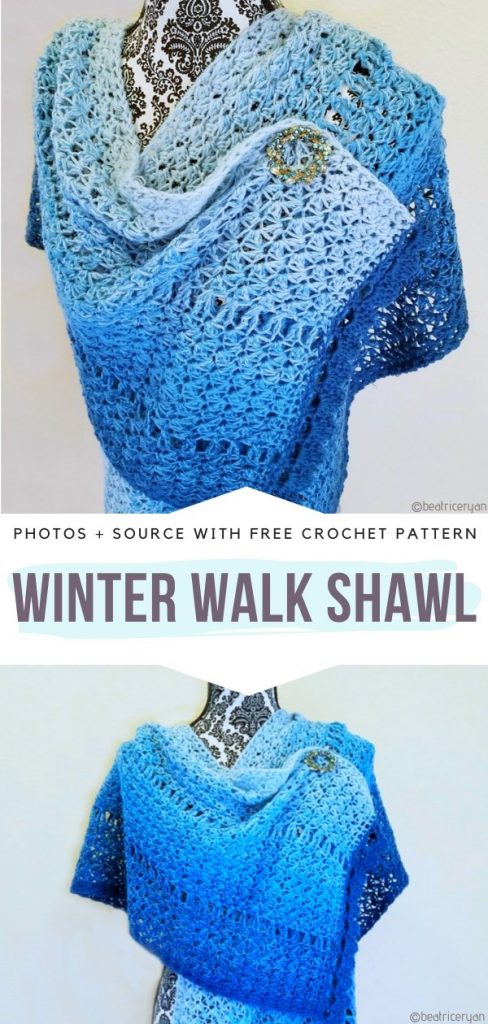 Blue Weather Shawls Free Crochet Patterns