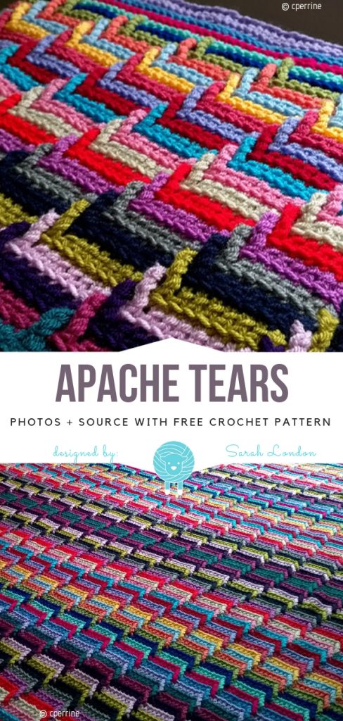 Apache Tears Blanket - Ideas and Free Crochet Patterns