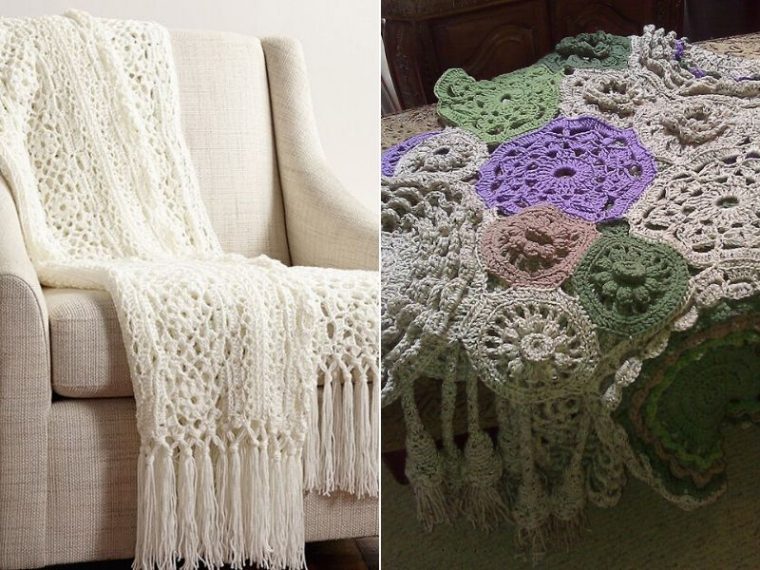 Crochet Irish Lace Afghans - Free Patterns