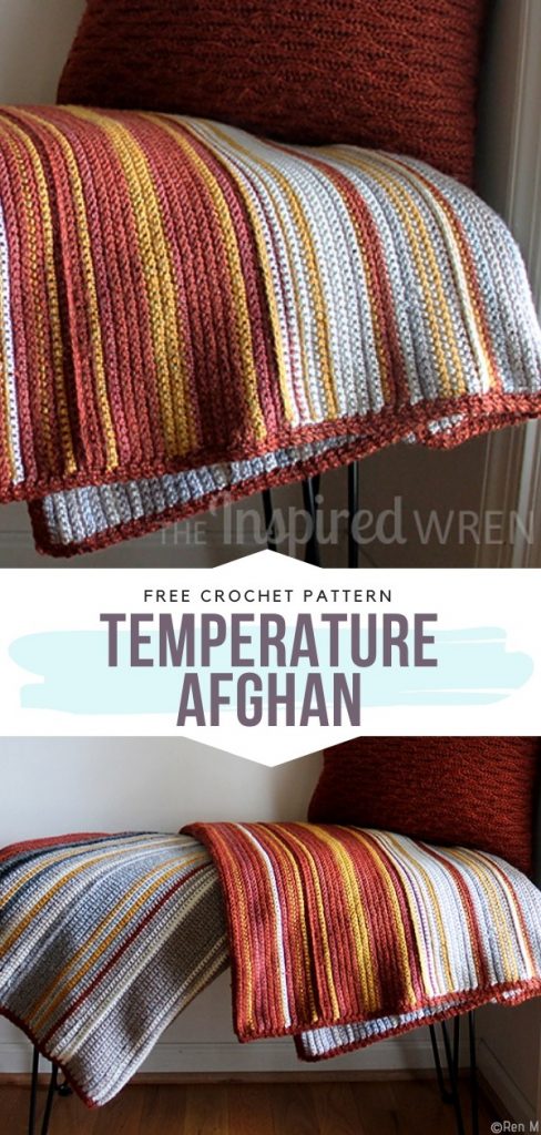 15+ Crochet Temperature Blanket Ideas [Free Patterns]