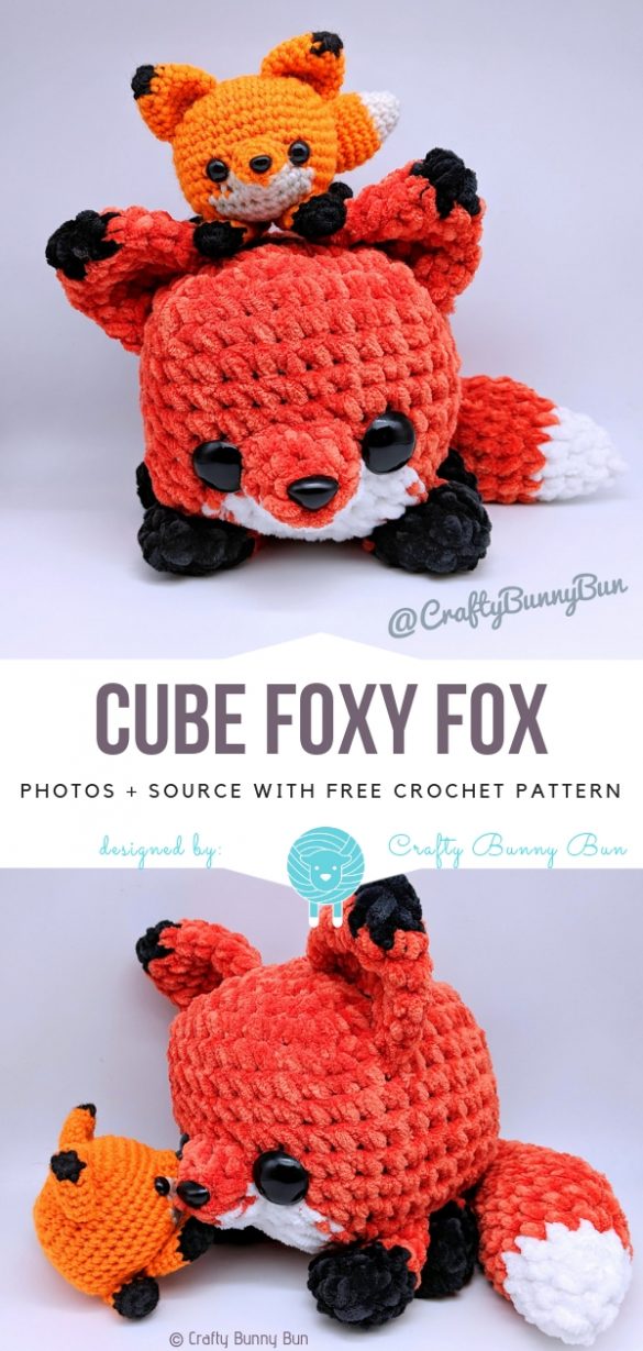 Cube Foxy Fox Free Crochet Pattern