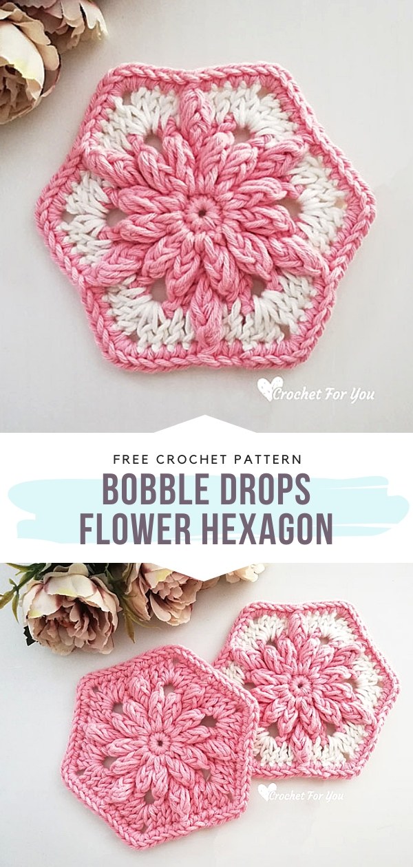 Crochet Flower Hexagons Free Patterns