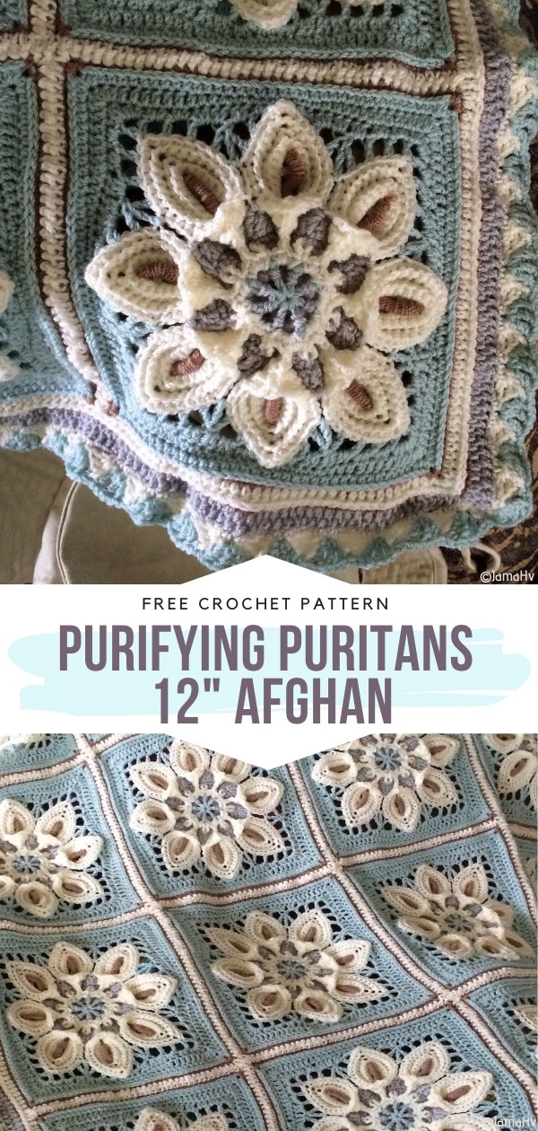 Stunning Afghan Blocks - Free Crochet Patterns
