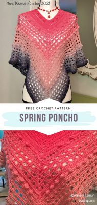 Charming Spring Crochet Ponchos - Free Patterns
