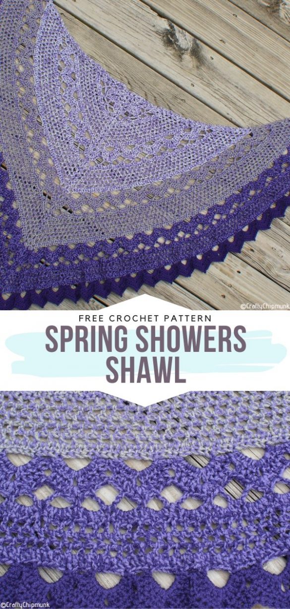 Chic and Elegant Crochet Shawls with Free Patterns
