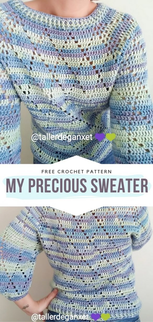 Cool Crochet Sweaters for Spring - Free Patterns