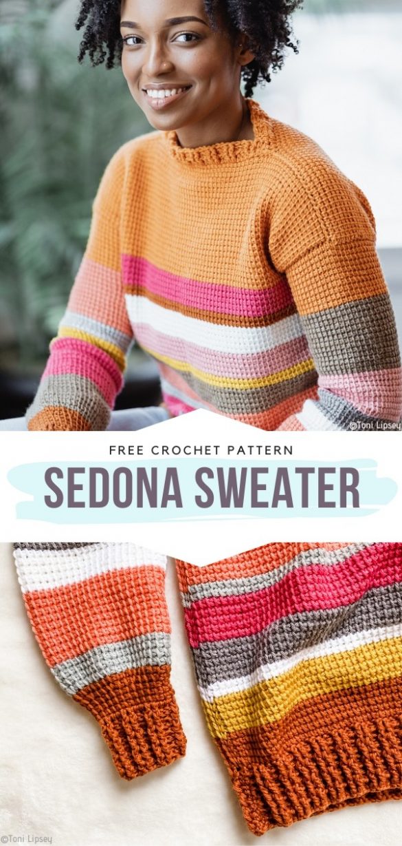 Cool Crochet Sweaters for Spring - Free Patterns
