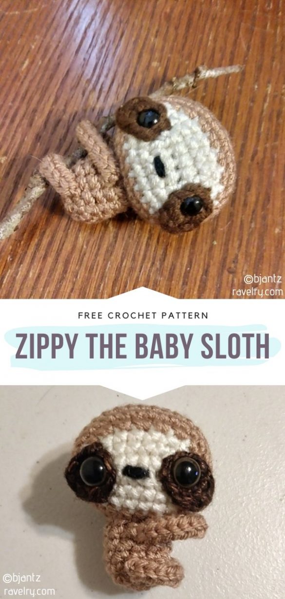 Awesome Crochet Sloths - Free Patterns