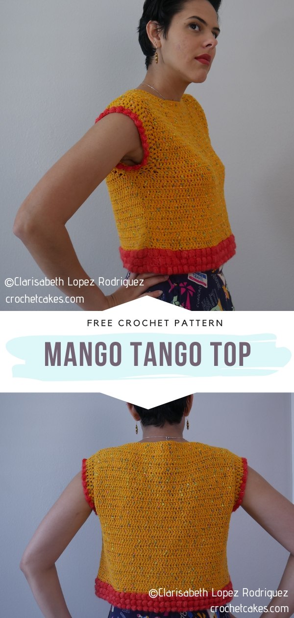 Color-Block Crochet Tops with Free Patterns for Beginners