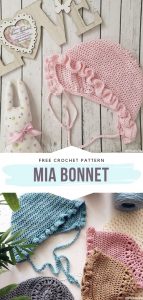 Charming Crochet Baby Bonnet with Free Crochet Patterns