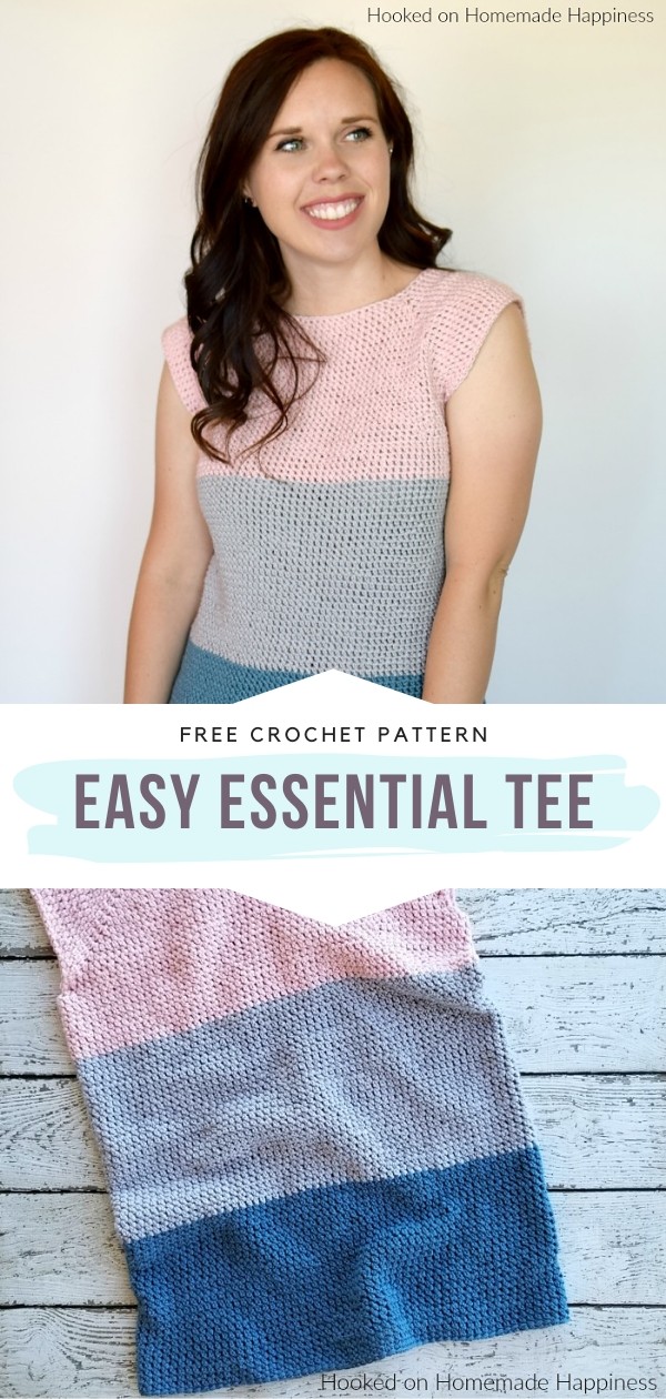 Color-Block Crochet Tops with Free Patterns for Beginners