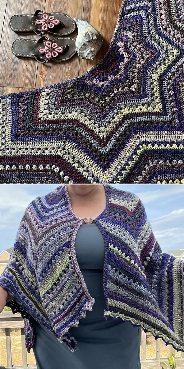 Striking Butterfly Shawls with Free Crochet Patterns