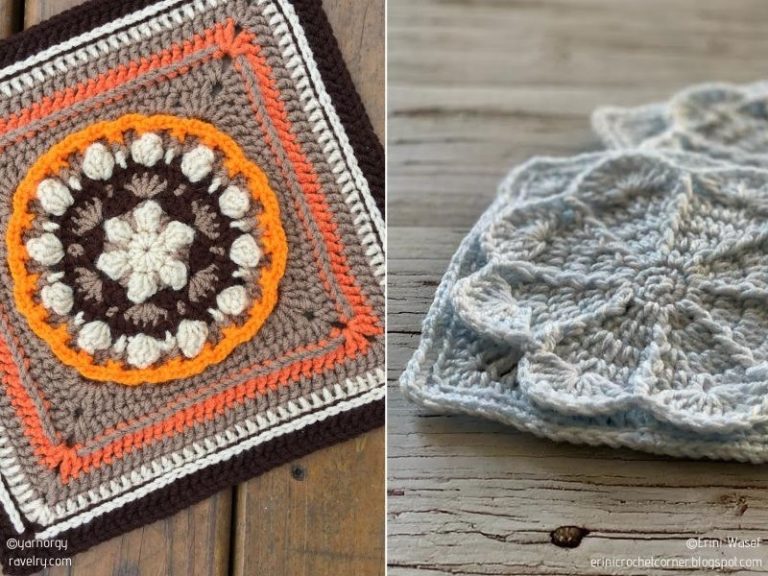 Stunning Squares with Free Crochet Patterns - Our Picks