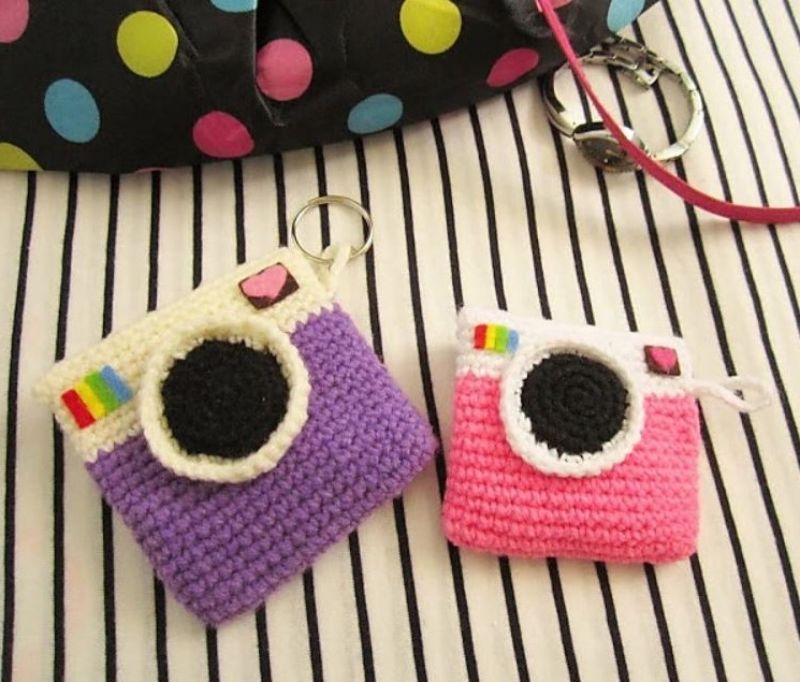 Crochet Camera Purses Free Patterns