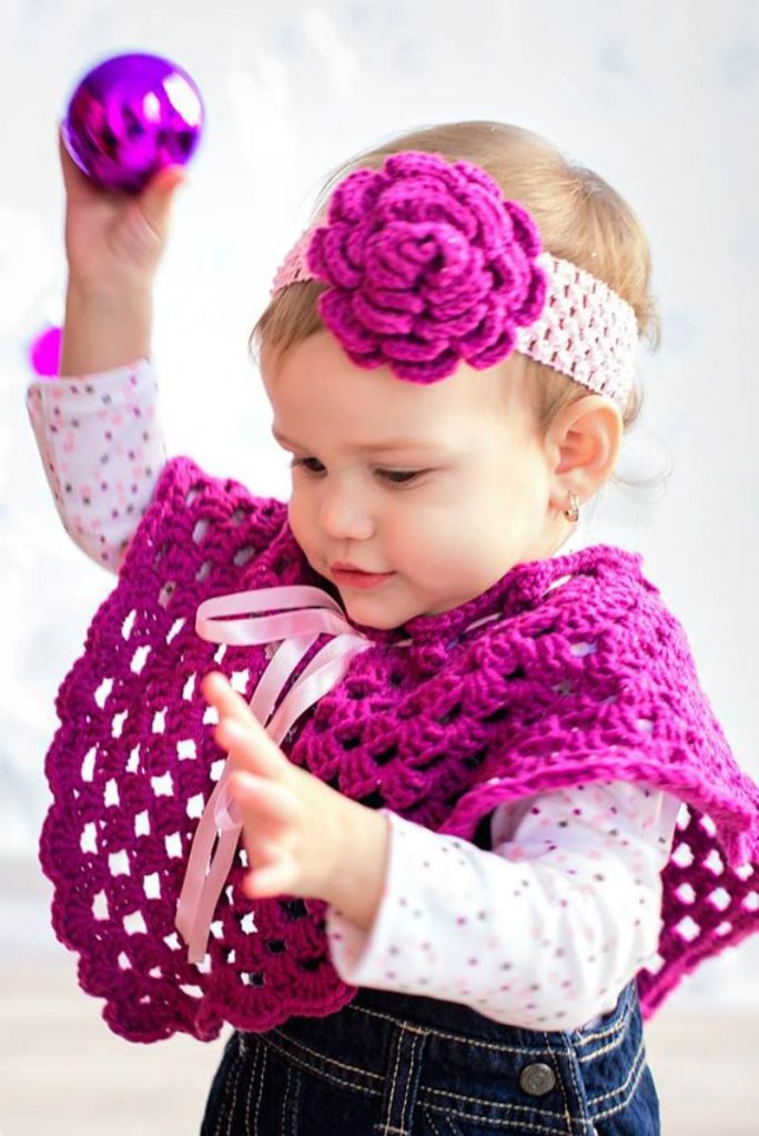 Crochet Baby Ponchos - Free Patterns