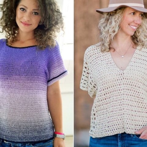 Awesome Loose Crochet Summer Tops - Free Patterns