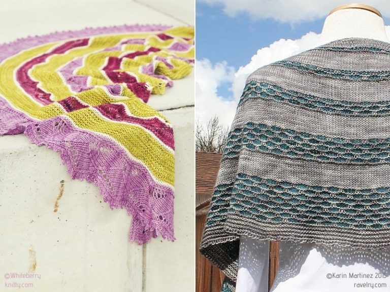 Beautiful Triangle Shawls Ideas and Free Knitting Patterns