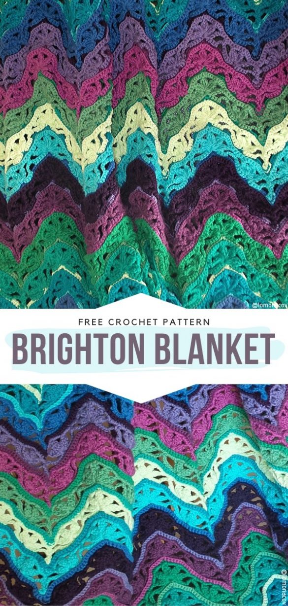 Our Favorite Colorful Crochet Ripple Blankets - Free Patterns