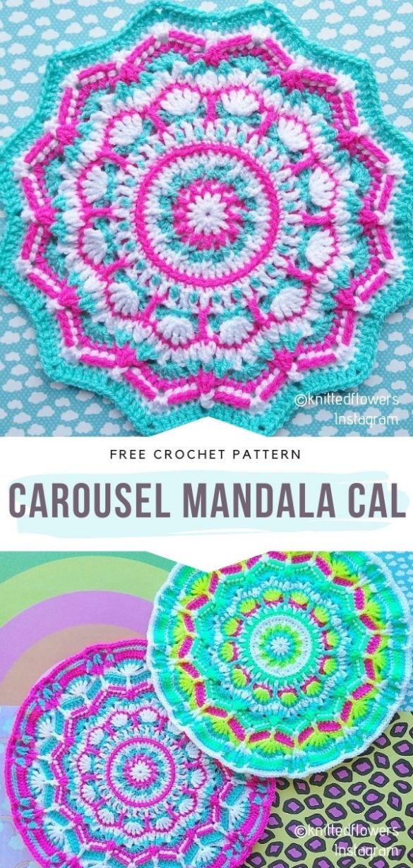 Mandala Crochet Patterns - Free Crochet Afghan Patterns
