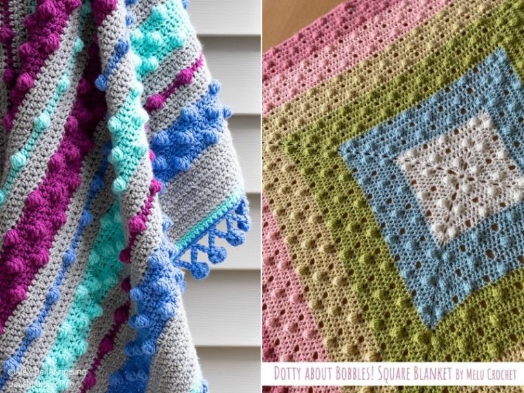 Delightful Bobble Baby Blankets - Free Crochet Patterns