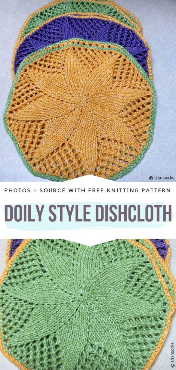 Round Dishcloth Knitting Pattern Ideas