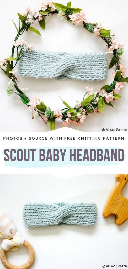 Sweet and Simple Knitted Baby Headbands - Free Patterns