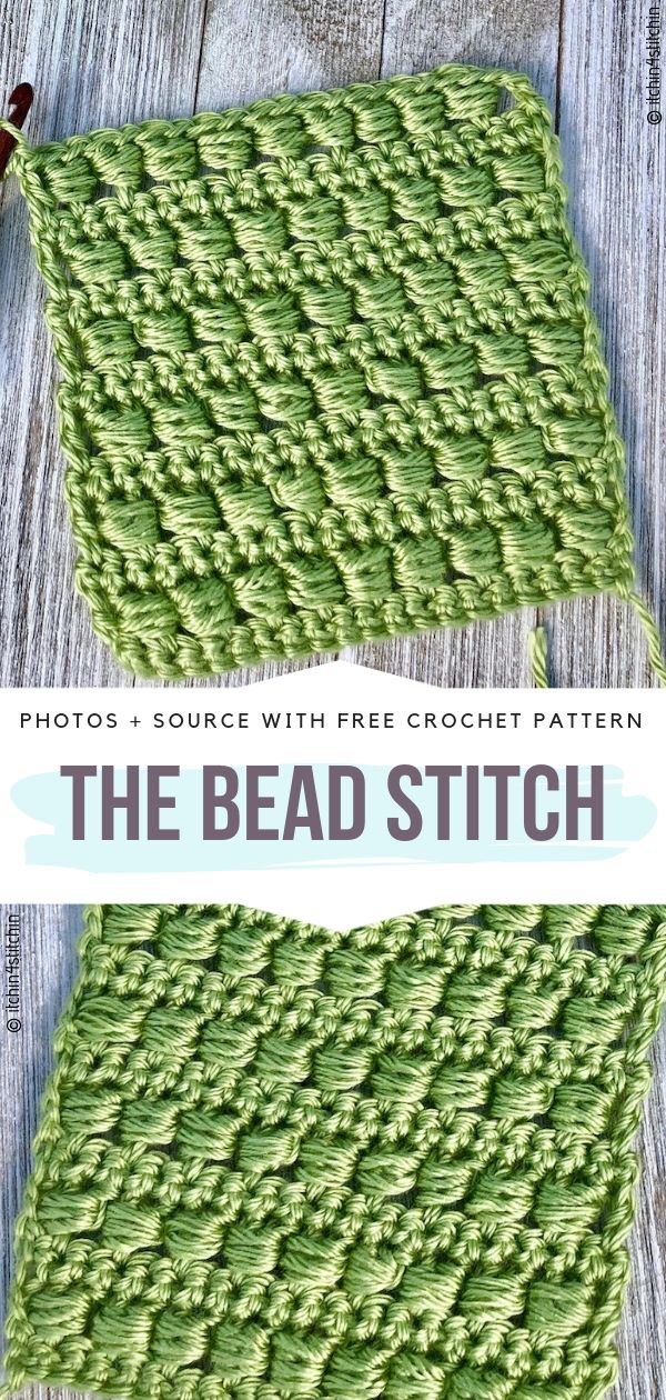 Raised Crochet Stitches - Free Patterns