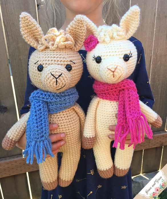 Adorable Crochet Llamas