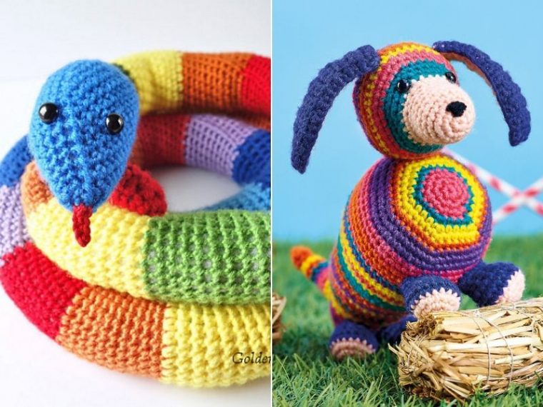 Fun Rainbow Amigurumi Free Crochet Patterns