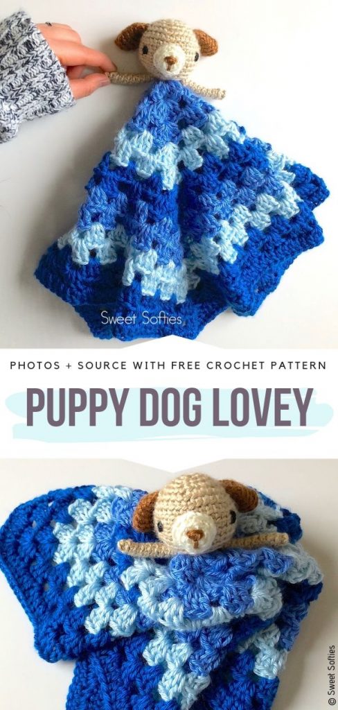Sweet Puppy Loveys Free Crochet Patterns