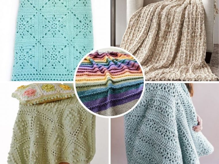 One Color Crochet Blanket Free Patterns