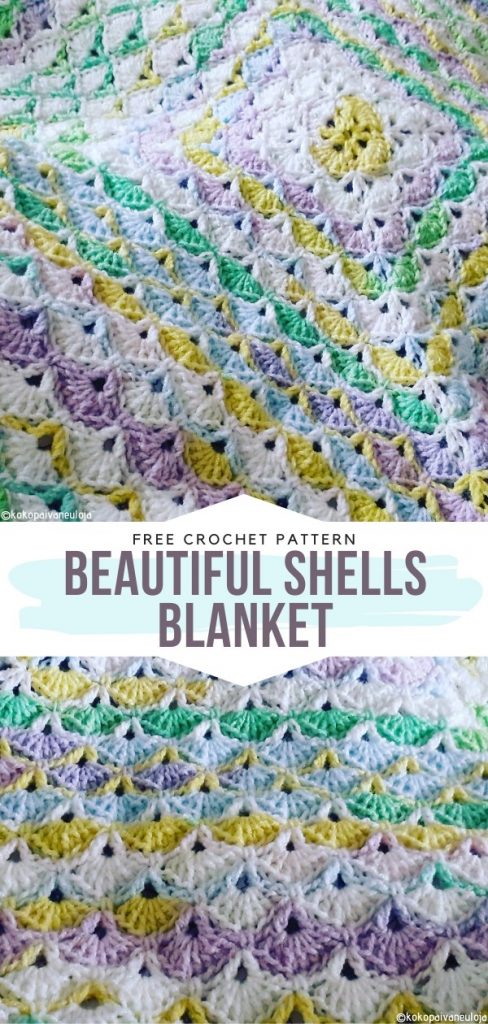 Beautifully Delicate Shell Blankets - Free Crochet Patterns