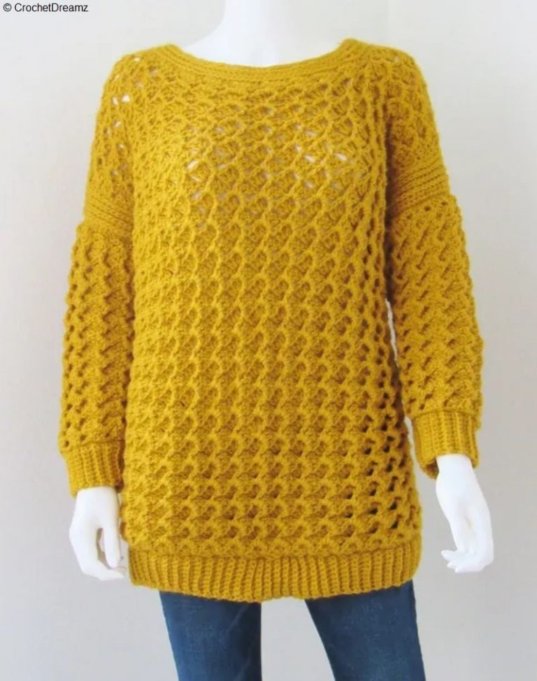 Great Simple Crochet Pullovers with Free Patterns - Our Top Picks