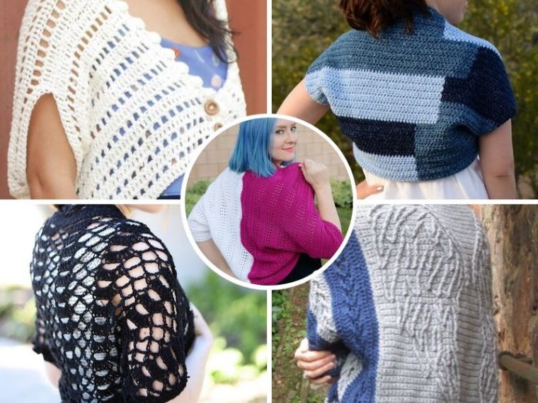 20+ Beautiful Crochet Shrug Free Patterns - Free Patterns