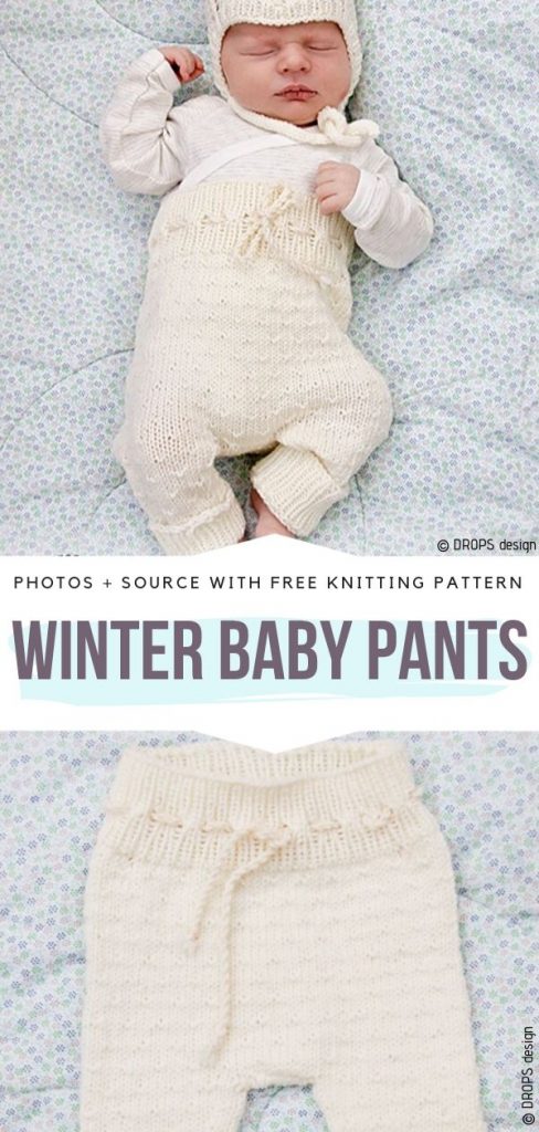 Cozy Knitted Baby Pants Free Patterns