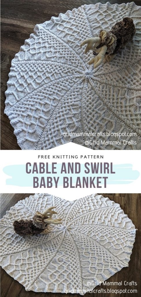 Colorful Round Knitted Blanket - Ideas and Free Patterns