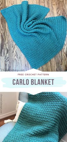 One Color Crochet Blanket Free Patterns