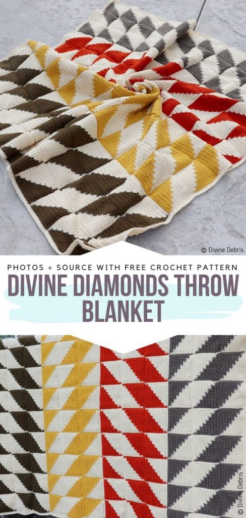 Our Favorite Geometric Crochet Blankets Free Patterns